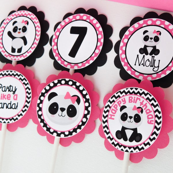 Panda Toppers - Etsy