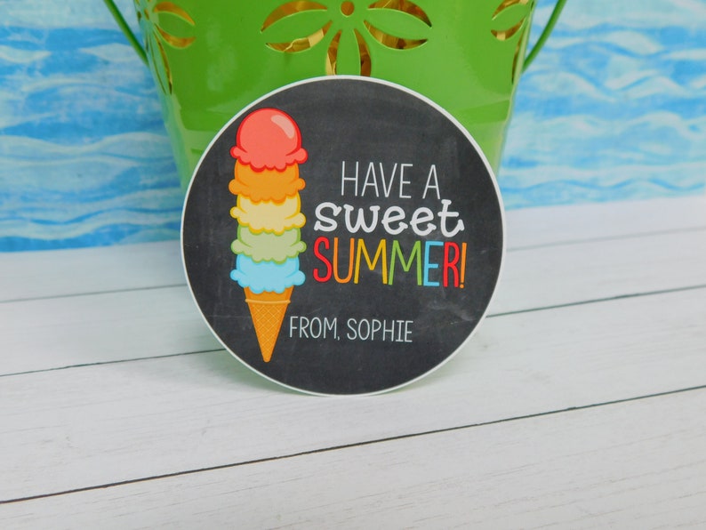 Summer Treat Tags for Kids End of Year Tags Last Day of | Etsy