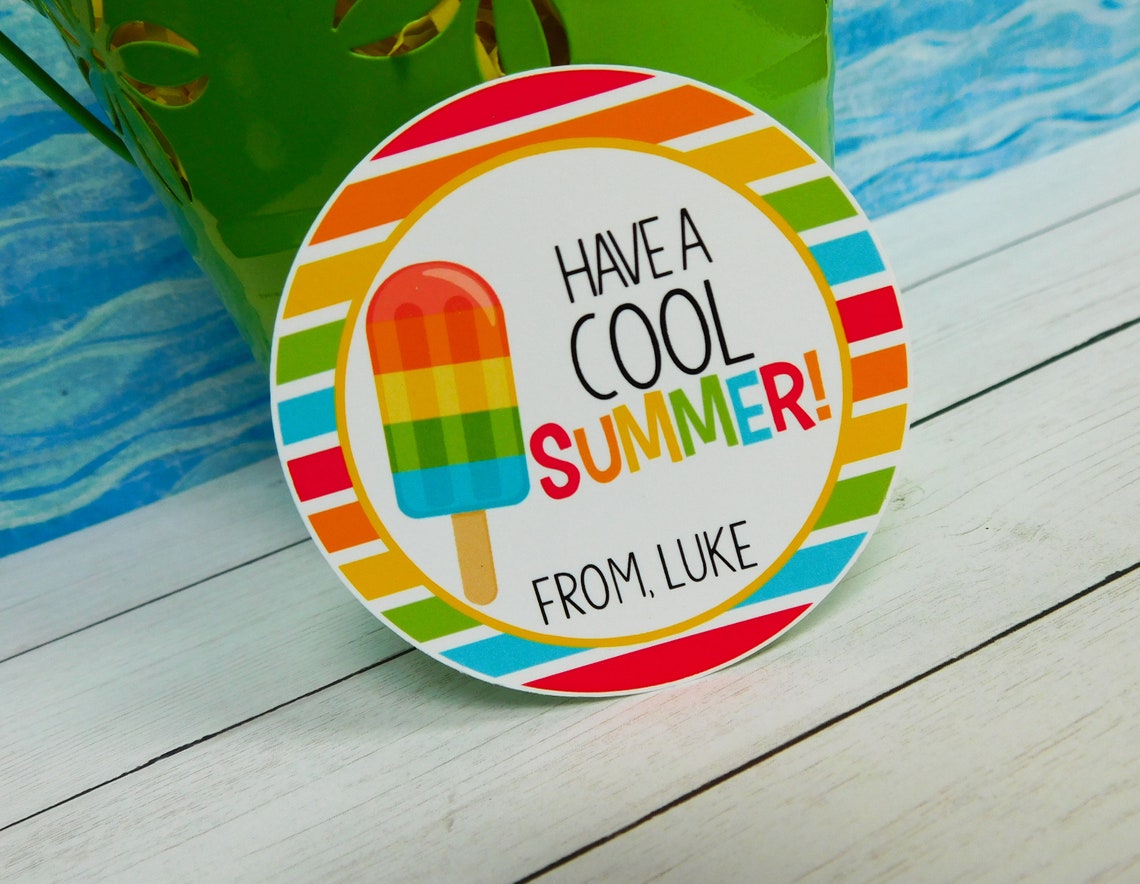 Summer Treat Tags for Kids End of Year Tags Last Day of - Etsy