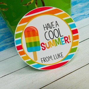 Summer Treat Tags for Kids, End of Year Tags, Last Day of School Tags ...