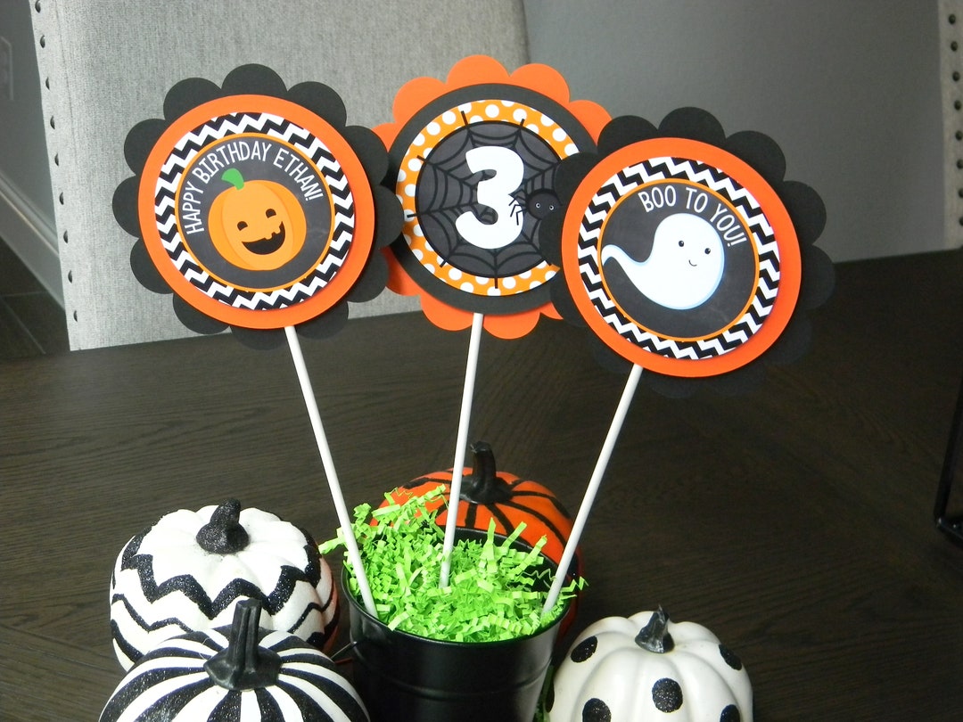 Halloween Centerpieces, Halloween Centerpiece Sticks, Halloween Party ...