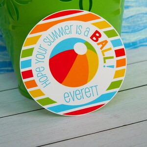 Summer Treat Tags for Kids, End of Year Tags, Last Day of School Tags ...