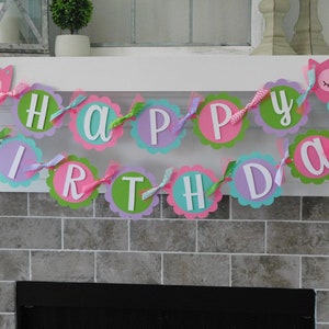 Owl Banner, Happy Birthday Banner, Owl Party Decorations - Etsy