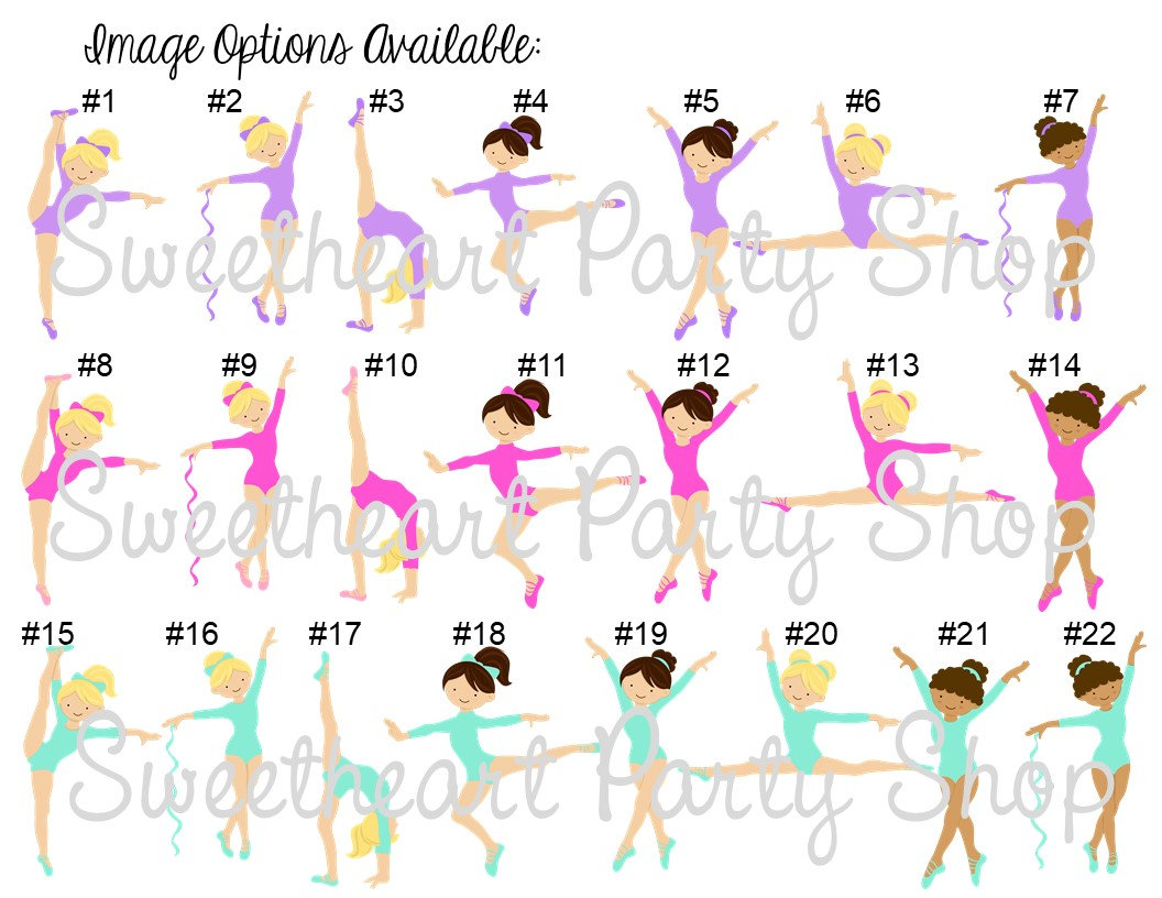 15 Basic Position Of Gymnastics Clipart