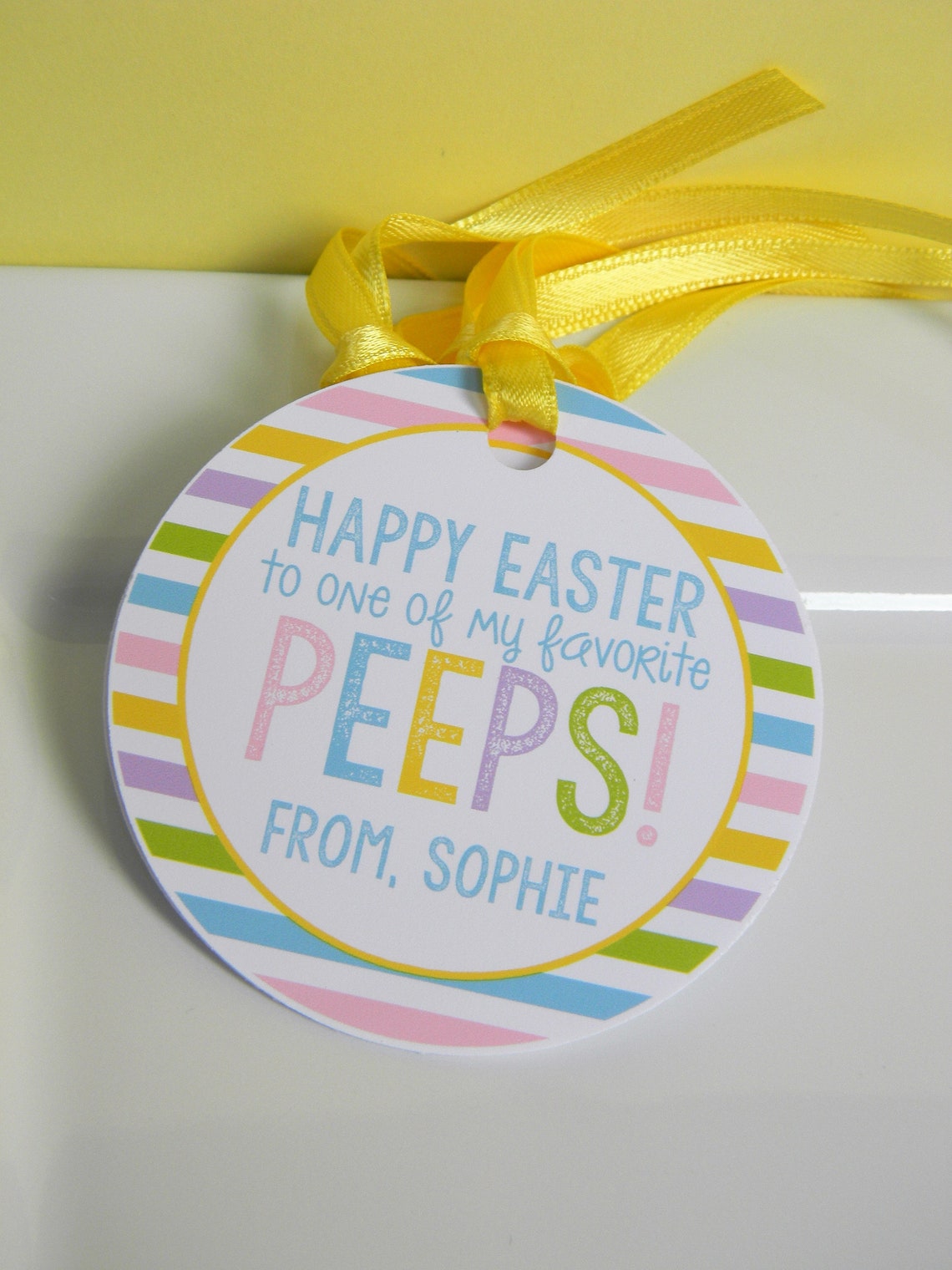 Easter Treat Tags Easter Favor Tags Happy Easter Tags - Etsy