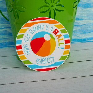 Summer Treat Tags for Kids, End of Year Tags, Last Day of School Tags ...