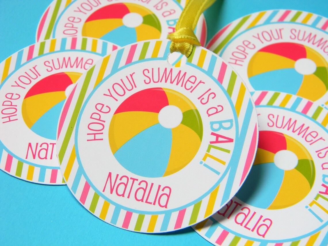 Summer Treat Tags for Kids End of Year Tags Last Day of | Etsy