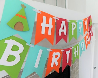 Editable Water Bottle Labels | One Happy Camper, Camping Tent, Woodland ...