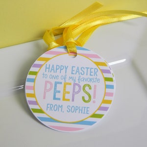 Easter Treat Tags, Easter Favor Tags, Happy Easter Tags, Easter Treats ...