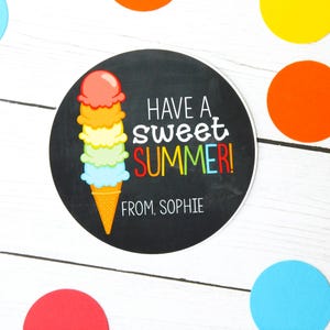 Summer Treat Tags for Kids, End of Year Tags, Last Day of School Tags ...