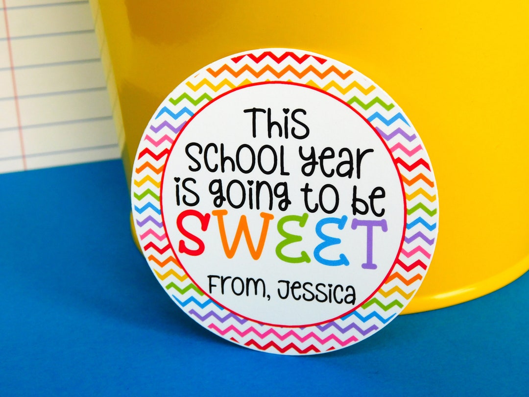 Back to School Treat Tags for Kids Classmate Tags First Day - Etsy