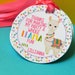 Llama Favor Tags, Llama Thank You Tags, Llama 1st Birthday - Etsy