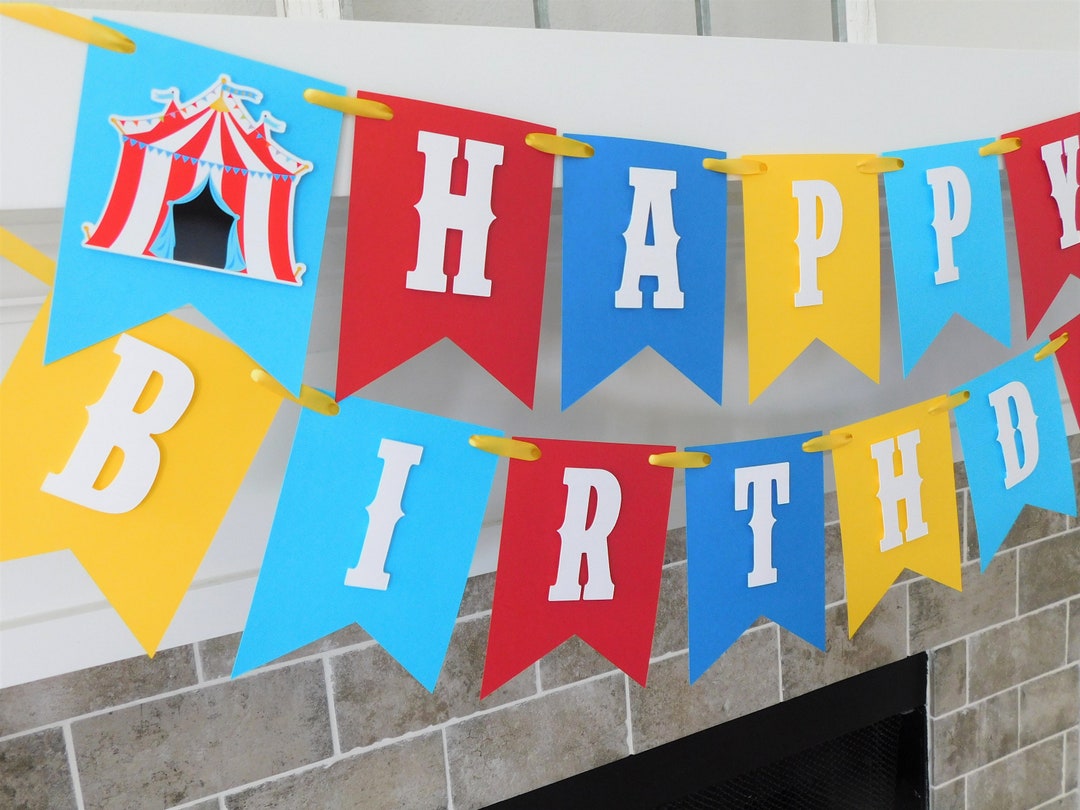 Carnival Banner, Carnival Birthday, Circus Tent Party, Circus Party ...