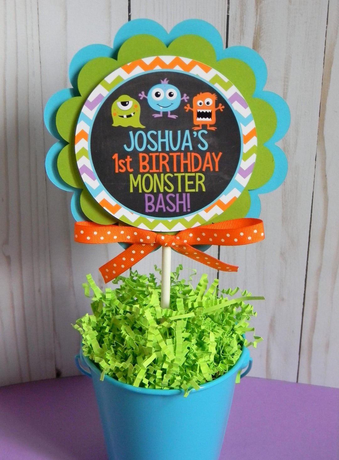 Monster Bash Cake Topper, Custom Cake Topper, Monster Birthday Cake - Etsy
