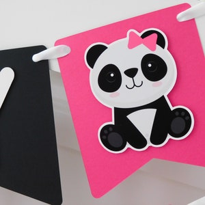 Panda Banner, Panda Birthday, Panda Party Decor, Panda First Birthday ...