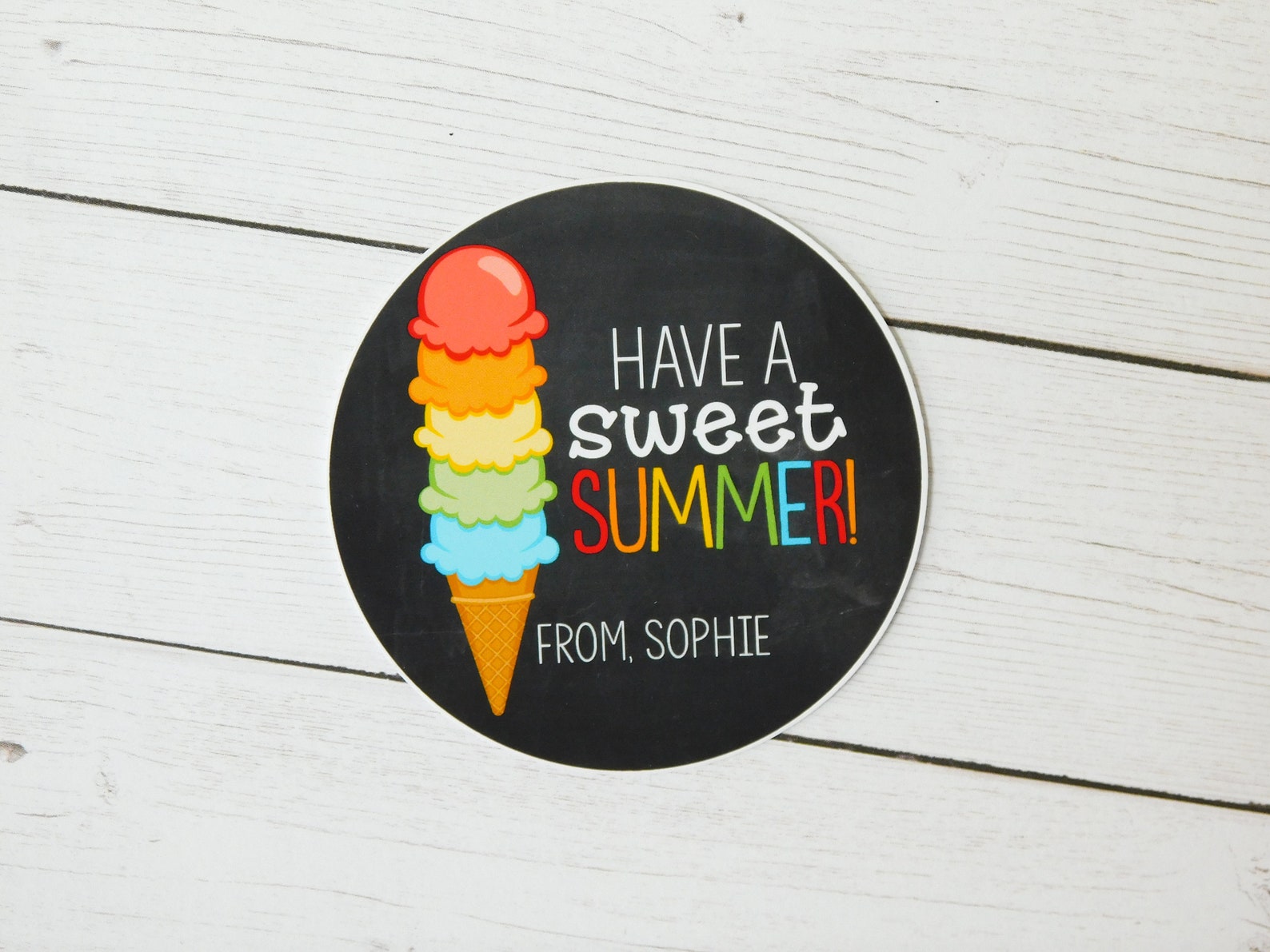 Summer Treat Tags for Kids End of Year Tags Last Day of | Etsy