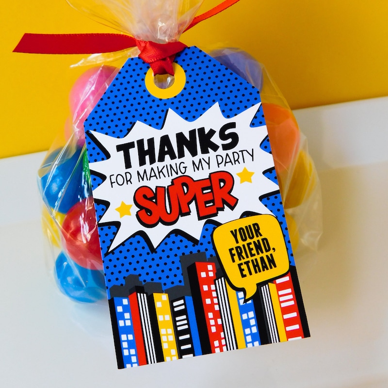 Superhero Gift Tag - 60+ Gift Ideas for 2025