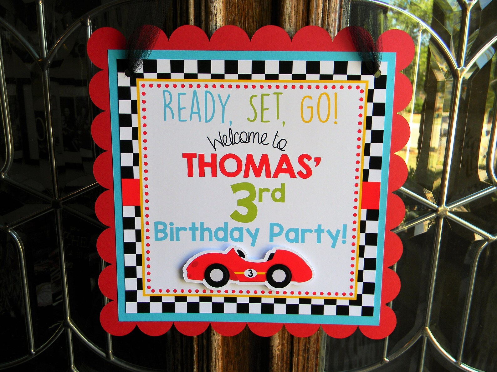Race Car Door Sign Race Car Party Decorations Race Car Door - Etsy