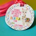 Llama Favor Tags, Llama Thank You Tags, Llama 1st Birthday - Etsy