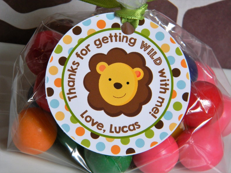 Safari Favor Tags Safari Thank You Tags Safari 1st Birthday - Etsy
