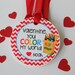 Color My World Valentines Day Treat Tags, Classroom Valentines ...