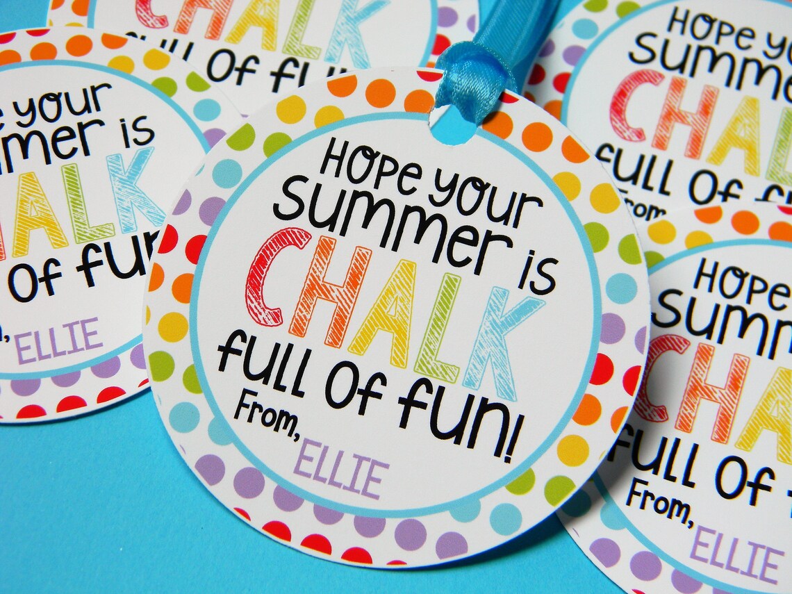 Summer Treat Tags for Kids End of Year Tags Last Day of | Etsy
