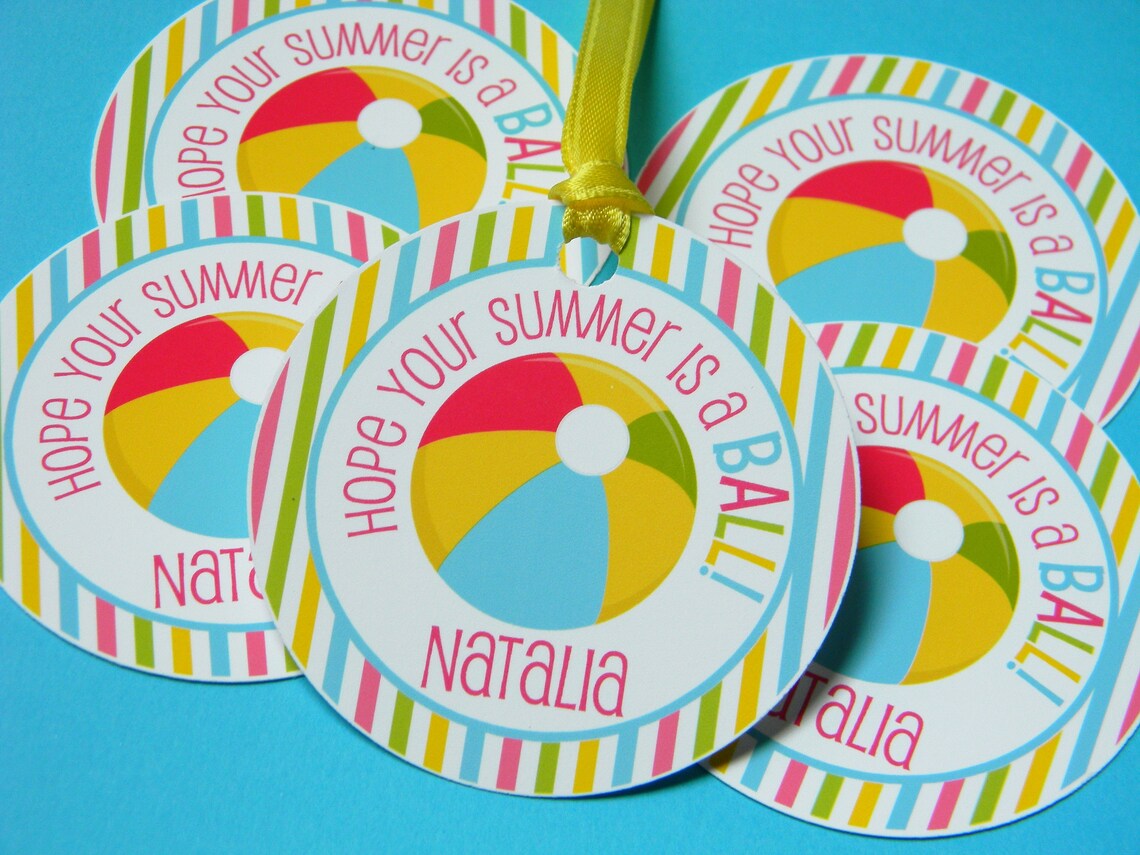 Summer Treat Tags for Kids End of Year Tags Last Day of | Etsy