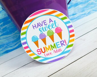 Summer Treat Tags for Kids End of Year Tags Last Day of - Etsy