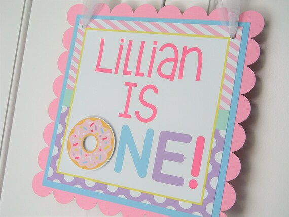 Donut Door Sign, Donut Party Decorations, Donut Door Hanger by ...