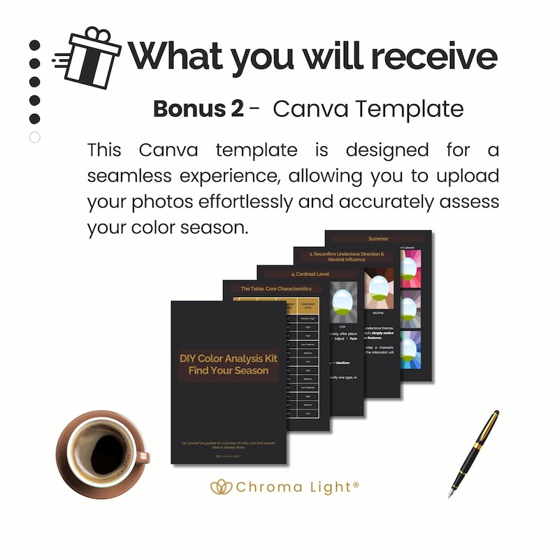 Professional DIY Color Analysis Test Kit. Discover Your Season. Digital ...