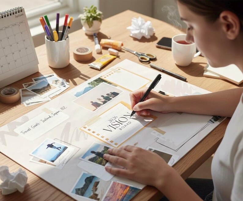 2026 Vision Board Kit | A2 & A3 Goal Planner (digital Download) - Etsy ...
