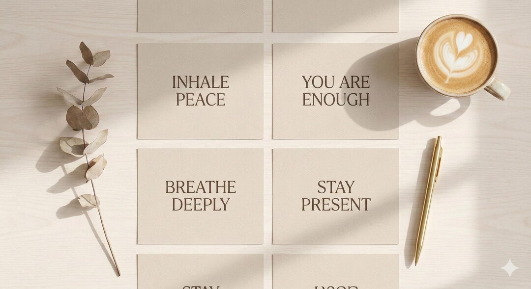 Calm Mood Cards | Printable Affirmations for Anxiety Relief ...