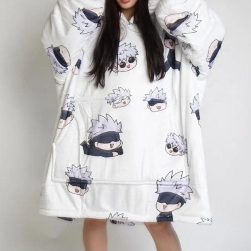 Anime Hoodies Blanket - Etsy