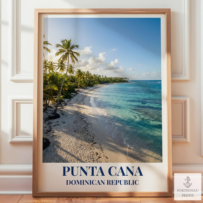 Punta Cana Travel Print: Dominican Republic Gifts for Traveller - Etsy UK