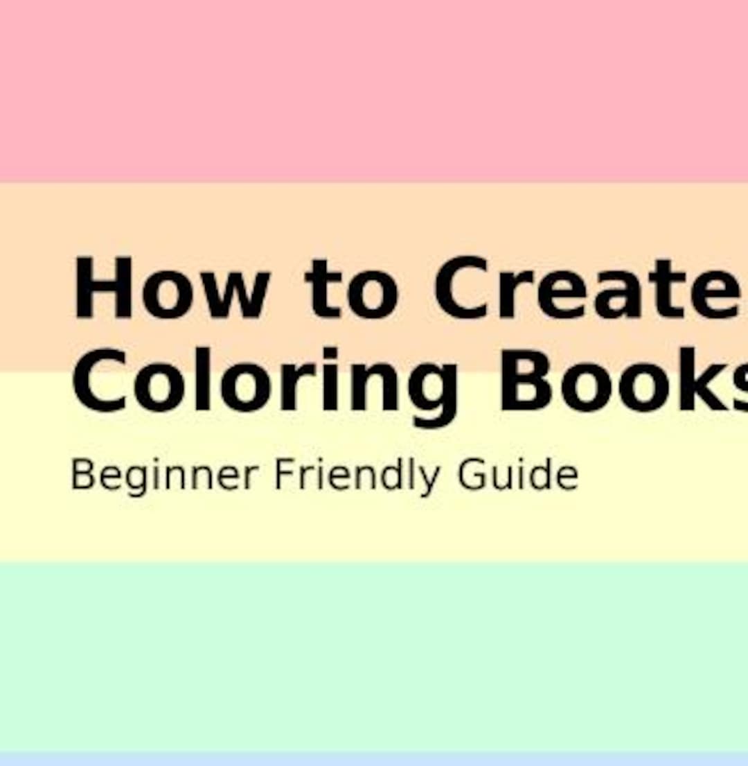 How to Create a Coloring Book in Canva | Step-by-step PDF Guide ...
