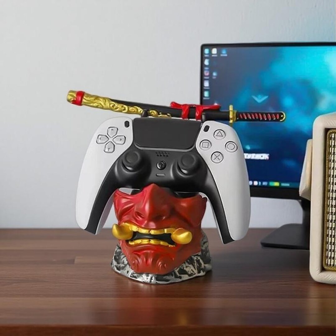 Devil Warrior Controller Stand Gamepad Holder for PS5 PS4 Xbox Switch ...