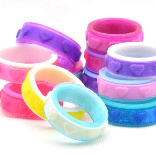 Spiral Maze Spinner Fidget Ring. 3D Printed Customizable. - Etsy