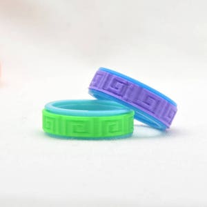 Spiral Maze Spinner Fidget Ring. 3D Printed, Customizable. - Etsy