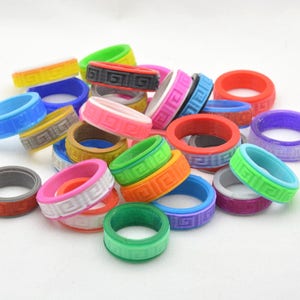 Spiral Maze Spinner Fidget Ring. 3D Printed, Customizable. - Etsy