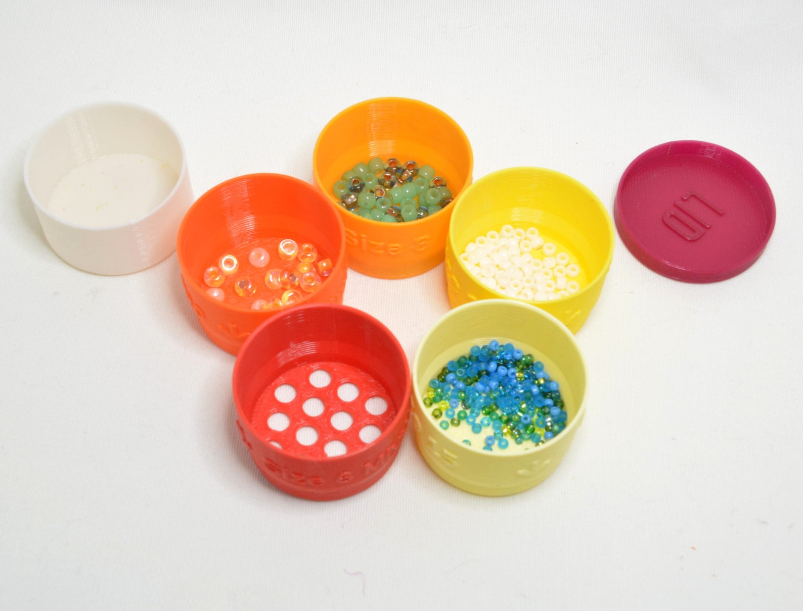 Miniature Seed Bead Sorter : 1.5 Inch Around for Smaller Sifting Loads ...