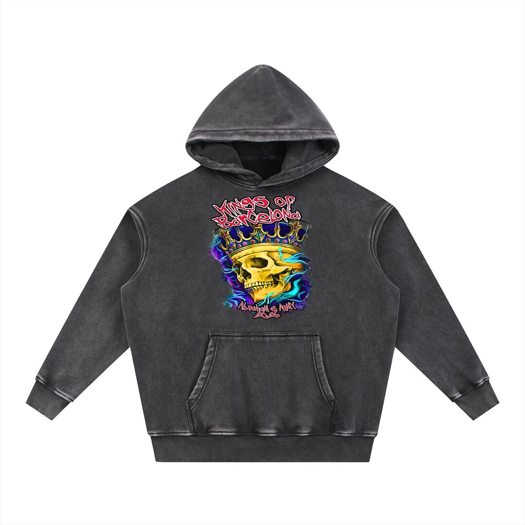 Kings of Barcelona - Art by Chris T / German Abe -snow Wash Fleece ...