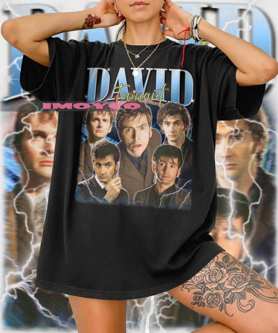 Retro David Tennant Shirt Movie Inspired Tee, 90s Tv Television Series ...