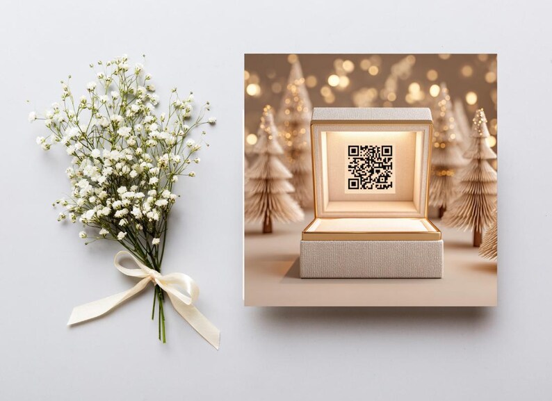 Digital Greeting Cards With QR Code Video Link - Personalized Video ...