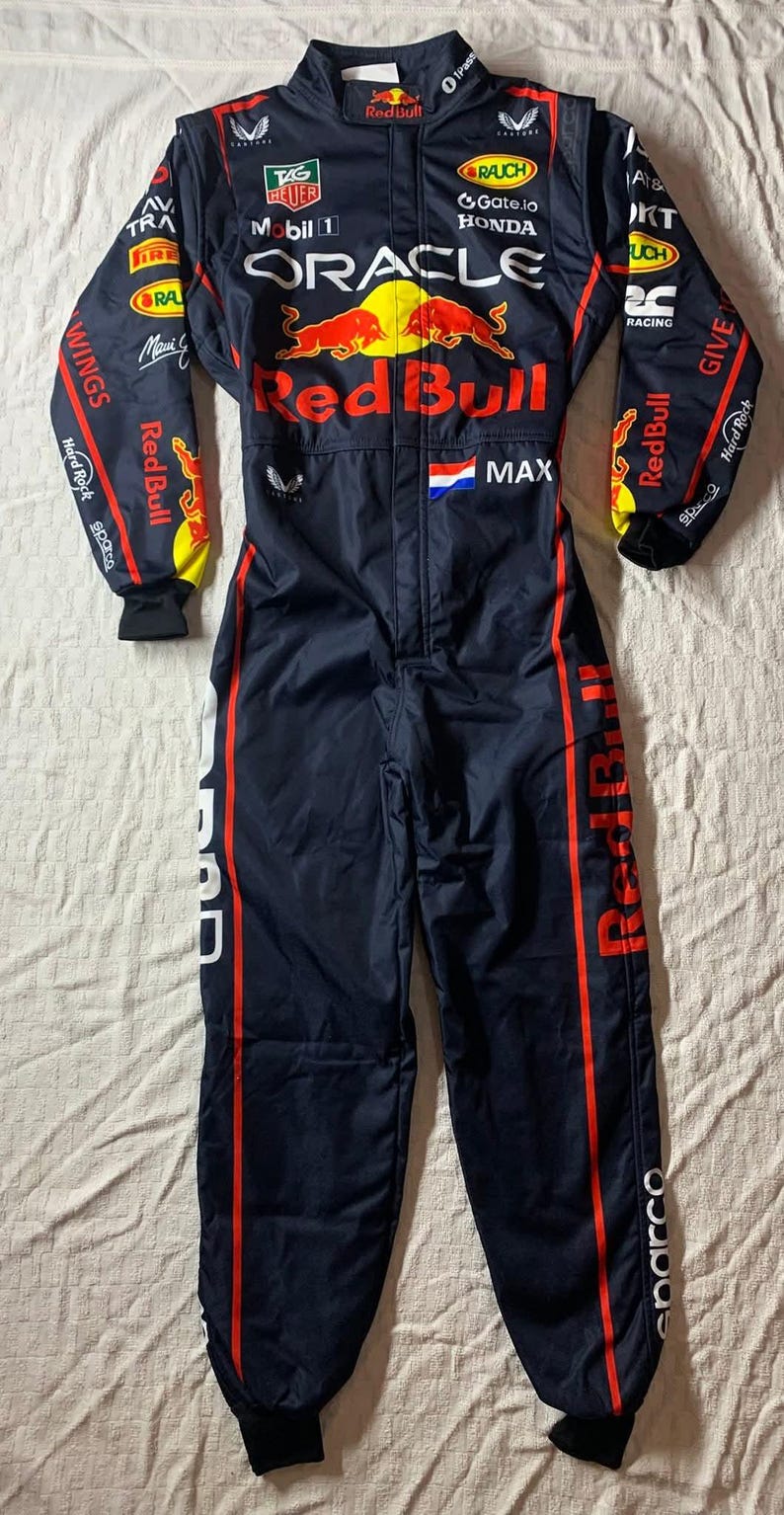 Custom Kart Racing Costume for Kids & Adults | Navy and Orange Racing ...