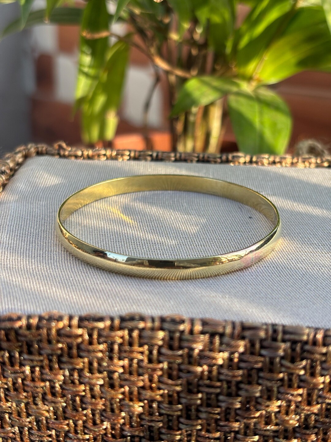 Handmade Brass Bangle | Minimalist Elegant Unisex Jewelry - Etsy