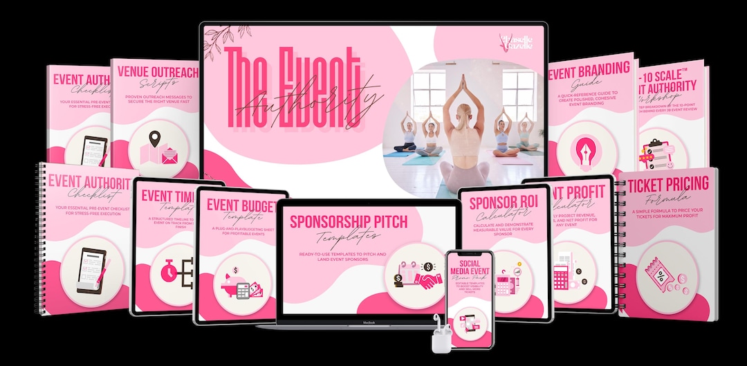 Event Sponsorship & Investor Kit: Event Planner Template, Pitch Deck ...