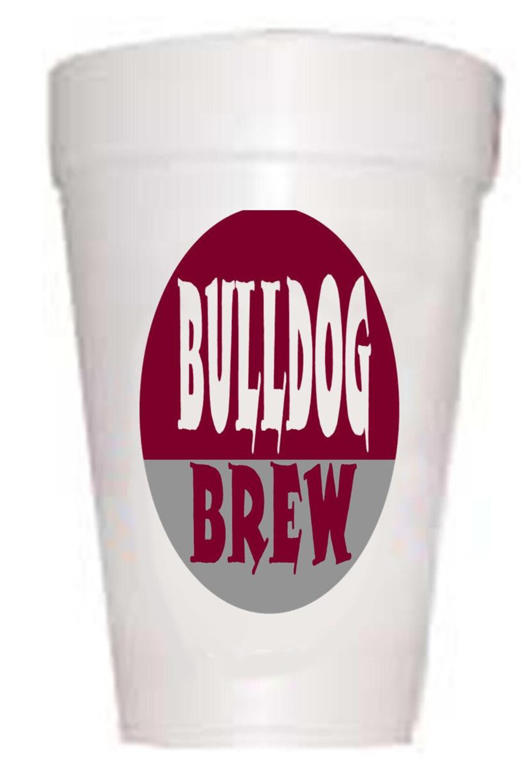 MSU Bulldog Brew Tailgating Styrofoam Cups Mississippi - Etsy
