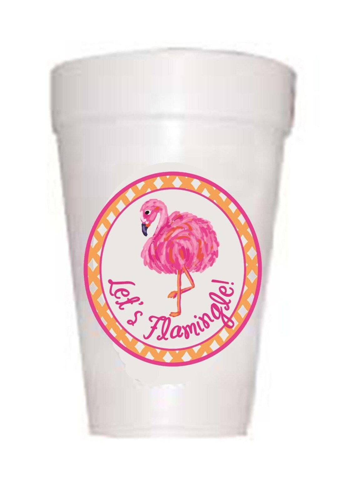 Let's Flamingle Cups - Etsy