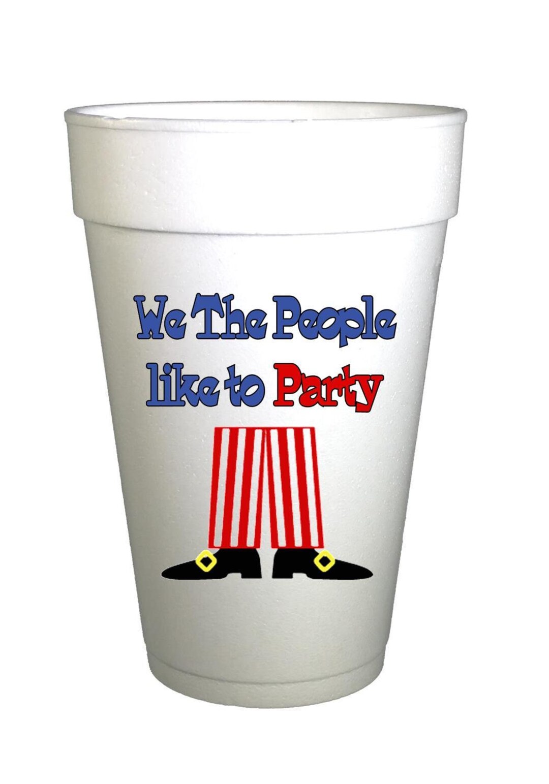 4th of July Party Cups - We the People July 4th Party Cups- 10ea/ 16 Oz ...