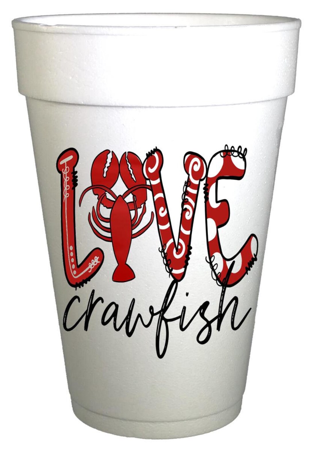 Love Crawfish Cups - Etsy